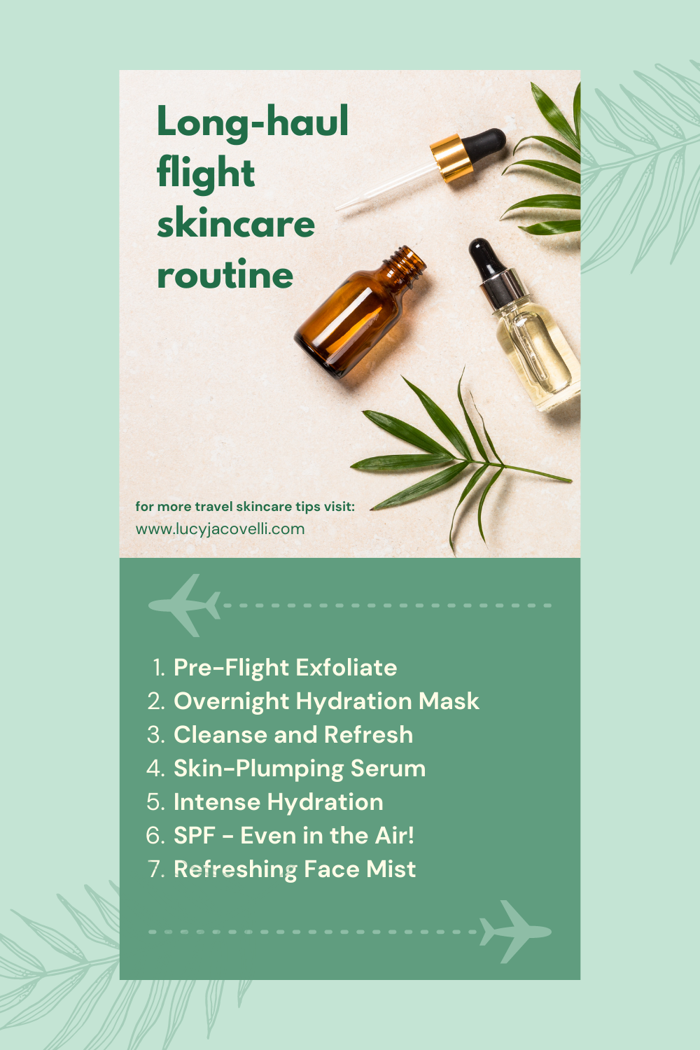 The Ultimate Long-Haul Flight Skincare Routine for Glowing Skin